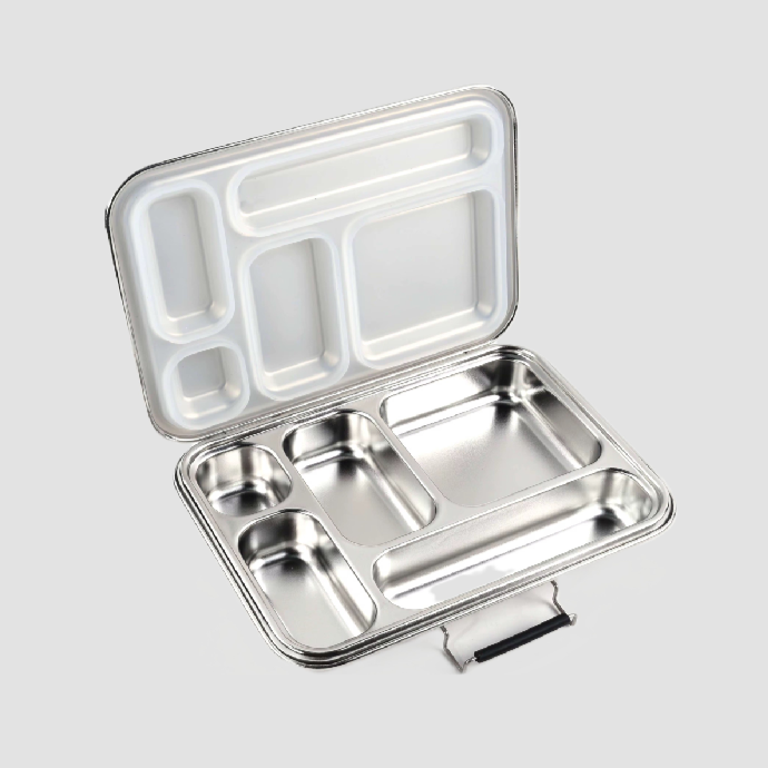 5 Compartment Stainless Steel Lunch Box NZ | BentoMax Eco Bento Box ...
